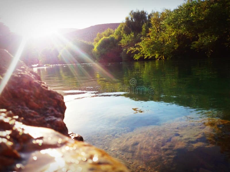 The Assi River stock image. Image of river, plant, vegetation - 94417923
