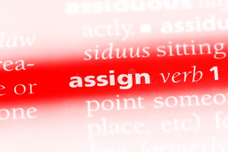 Assign stock image. Image of printed, concept, paper - 114412613