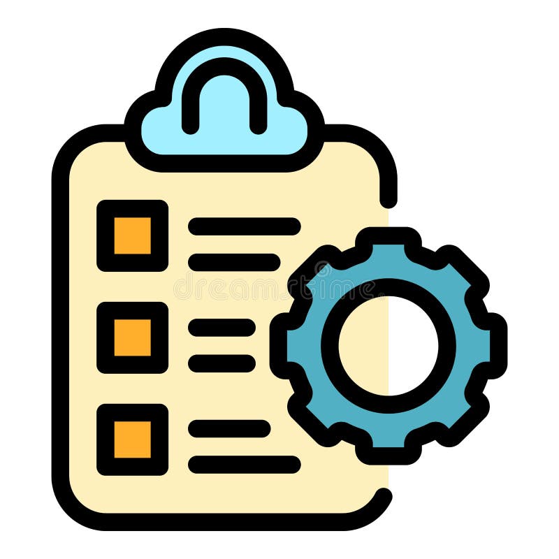 Assignment Icon Color Outline Vector Stock Vector - Illustration of ... Assignment Icon Color Outline Vector Stock Vector - Illustration of ...