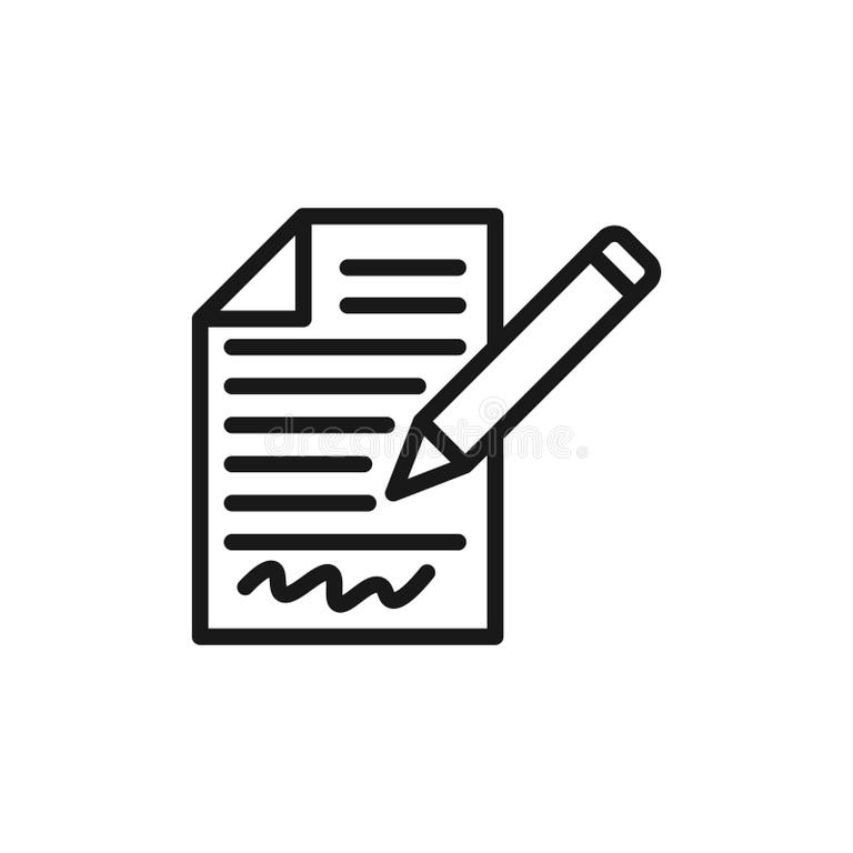 Assignment icon stock vector. Illustration of business - 331979817