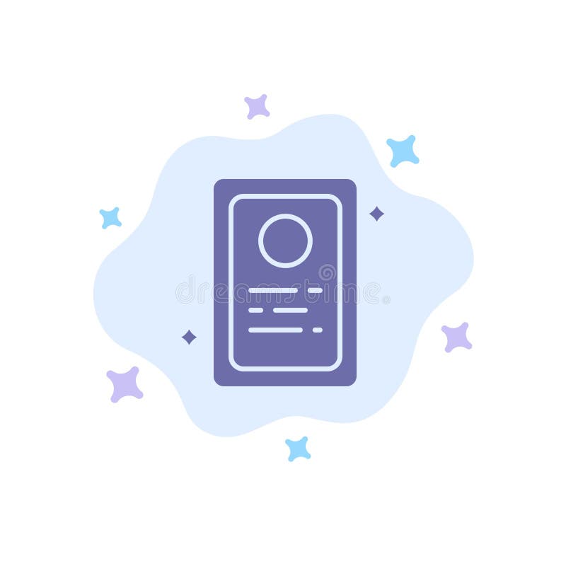 Assignment, Job Application, Test Blue Icon on Abstract Cloud ...