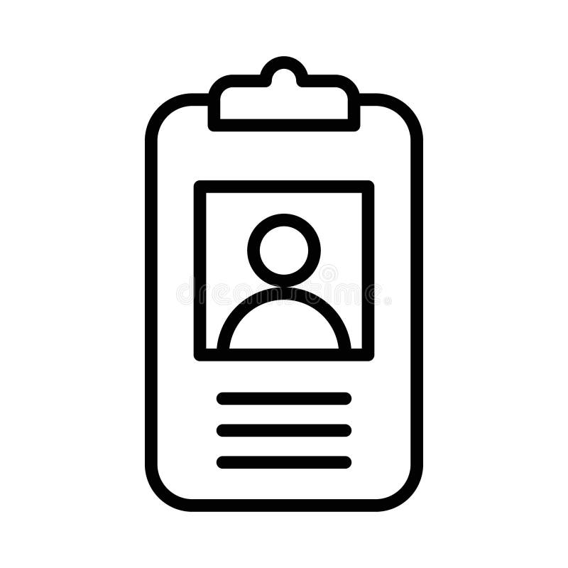 Assignment Linear Logo Mark in Black and White Stock Vector ...