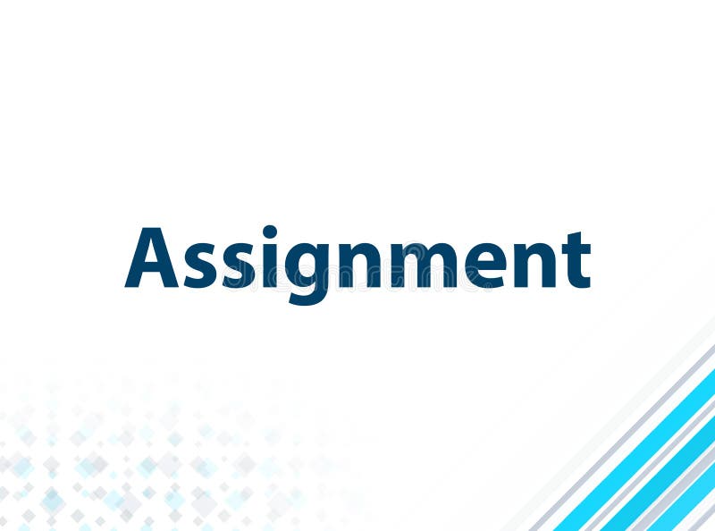 Assignment Abstract Flat Background Design Illustration Stock ...