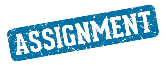 Assignment Rectangular Sign. Assignment Stamp Stock Vector ...