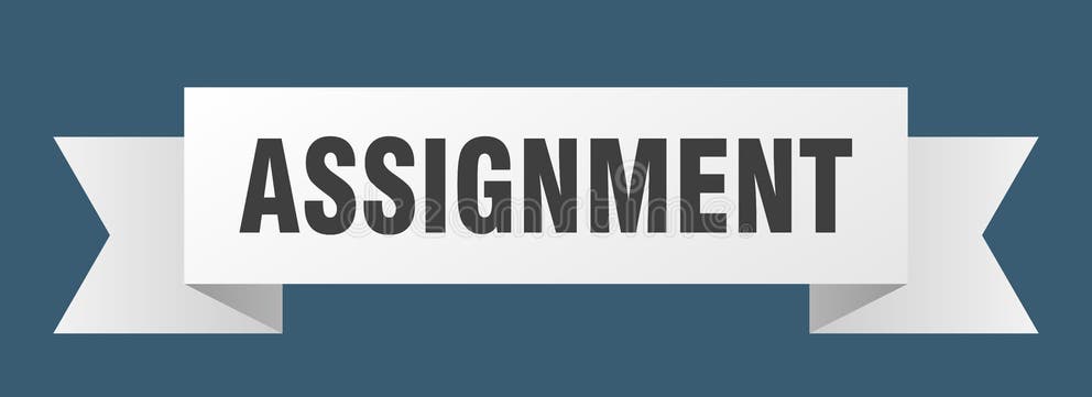 Assignment Ribbon Stock Illustrations – 216 Assignment Ribbon Stock ...