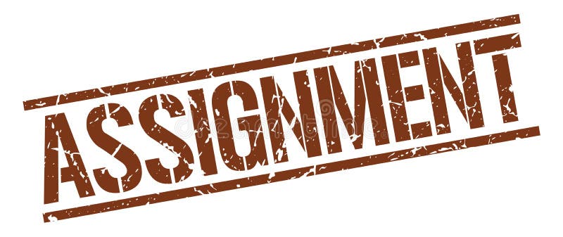 Assignment stamp stock vector. Illustration of label - 122003128