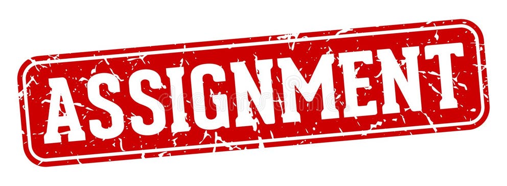 Assignment Rectangular Sign Stock Illustrations – 122 Assignment ...