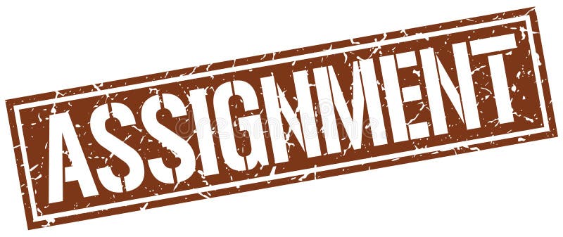 Assignment stamp stock vector. Illustration of stamp - 120113806