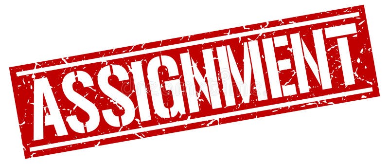 Assignment stamp stock vector. Illustration of background - 120287993