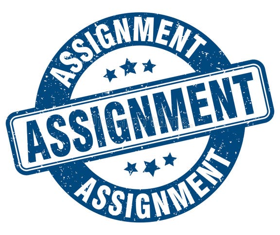 Assignment Stamp. Assignment Label. Round Grunge Sign Stock Vector ...