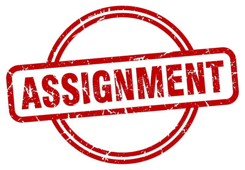 Assignment stamp stock vector. Illustration of textured - 125211847