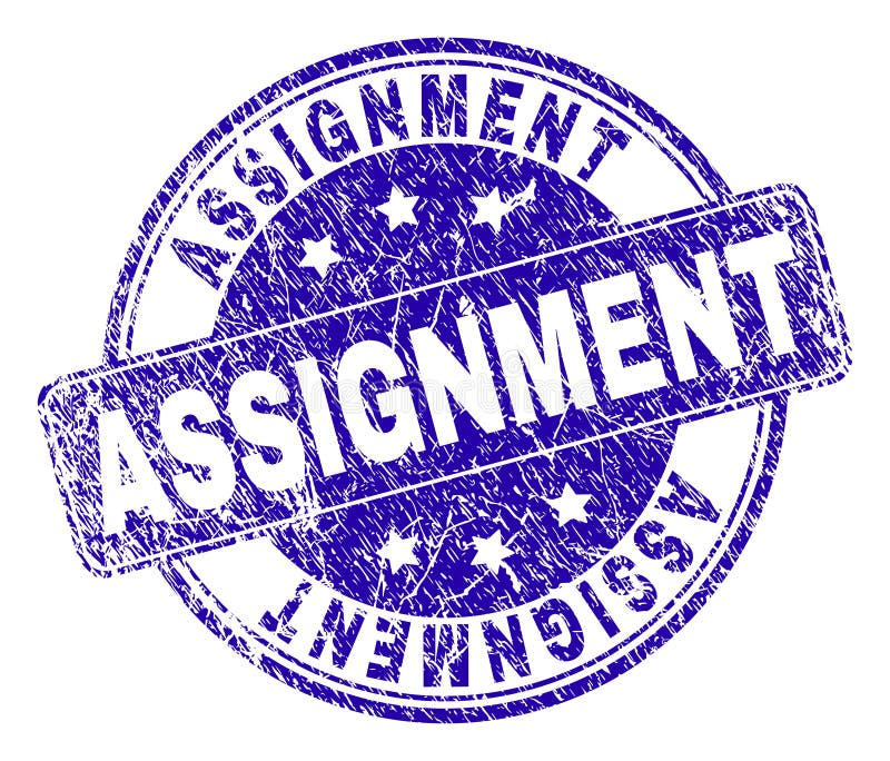 Grunge Textured ASSIGNMENT Stamp Seal Stock Vector - Illustration of ...