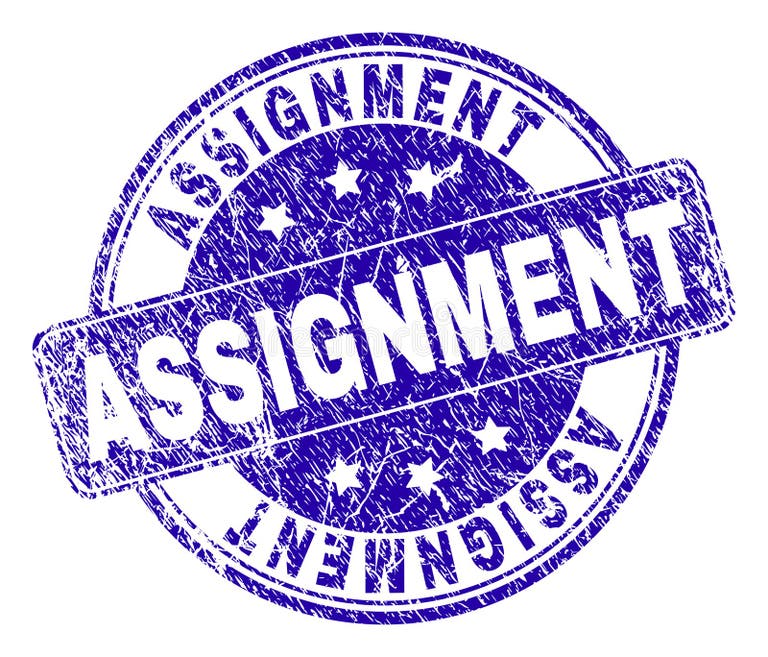Grunge Textured ASSIGNMENT Stamp Seal Stock Vector - Illustration of ...