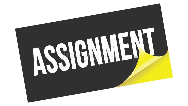 Assignment Sticker Stock Illustrations – 538 Assignment Sticker Stock ...