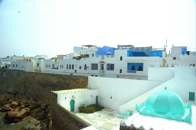 Assilah (kasba=fortification ) Stock Image - Image of kasba, culture ...
