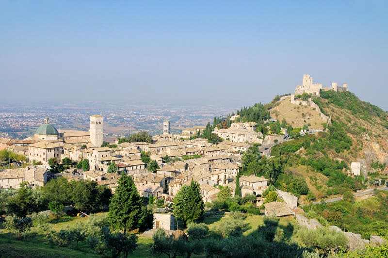 Assisi Italy Countryside stock photo. Image of view, valley - 13045052