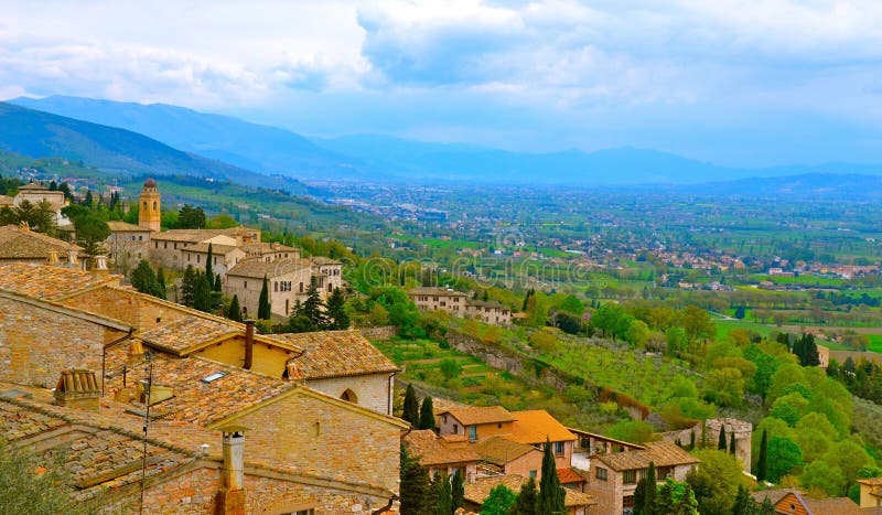 Assisi Hillside stock photo. Image of nature, assisi - 62552342