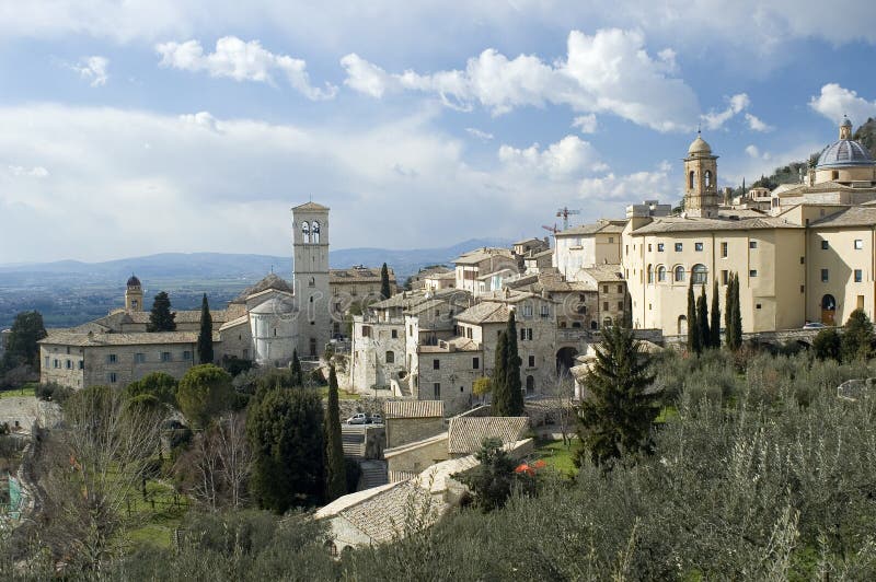 Assisi Italy Countryside stock photo. Image of view, valley - 13045052