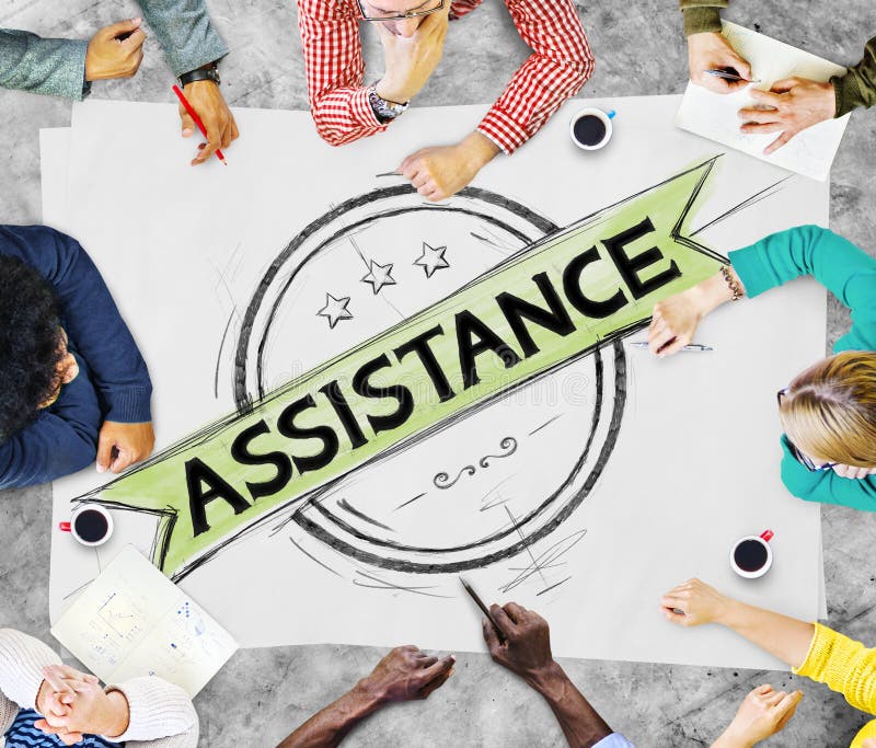 Assistance Collaboration Cooperation Help Support Concept Stock Image ...