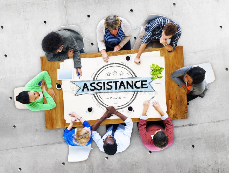 Assistance Collaboration Cooperation Help Support Concept Stock Image ...