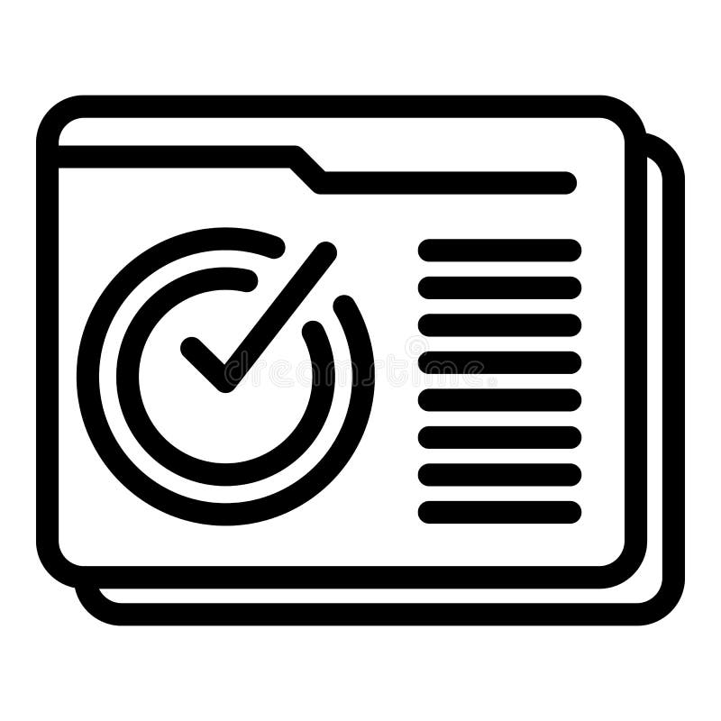 Assistance Done Icon Color Outline Vector Stock Vector - Illustration ...