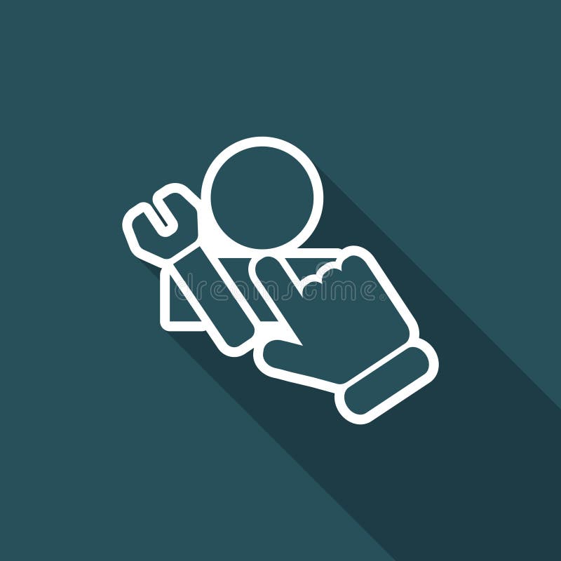 Assistance icon stock vector. Illustration of choose - 118518257