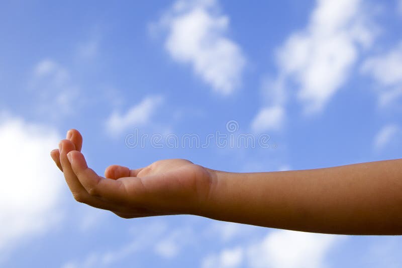 Assistance requesting hand stock image. Image of finger - 17677097