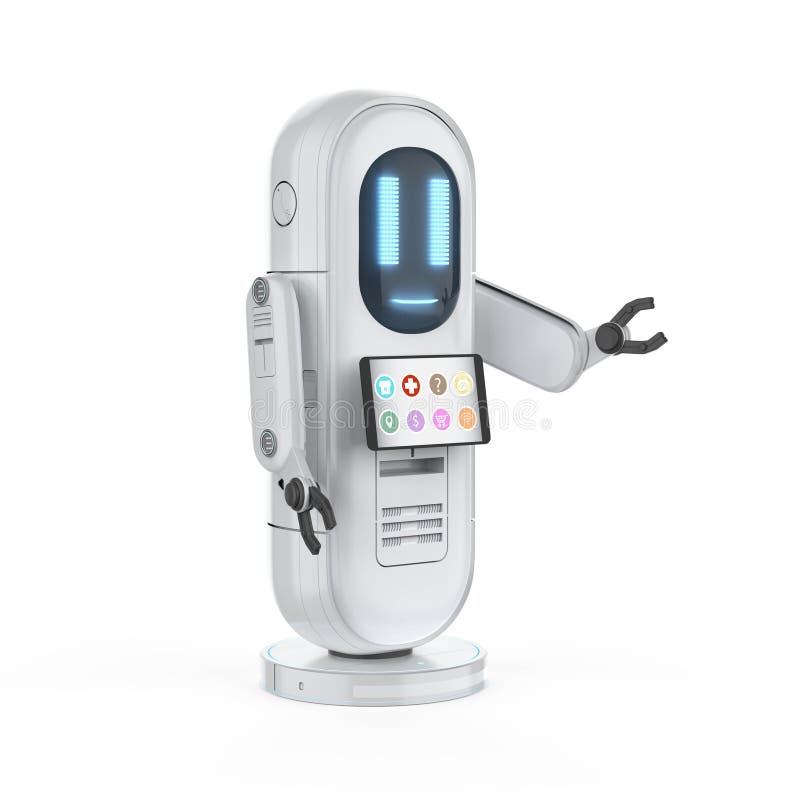 Laboratory Robot Assistant Stock Illustrations – 216 Laboratory Robot ...