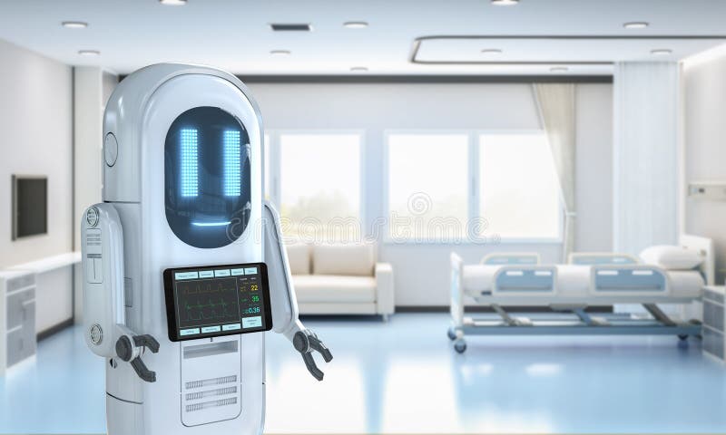 Laboratory Robot Assistant Stock Illustrations – 216 Laboratory Robot ...