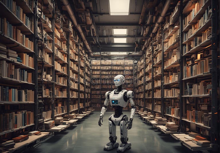 Assistant Robots, Image Generated Using AI Stock Image - Image of ...