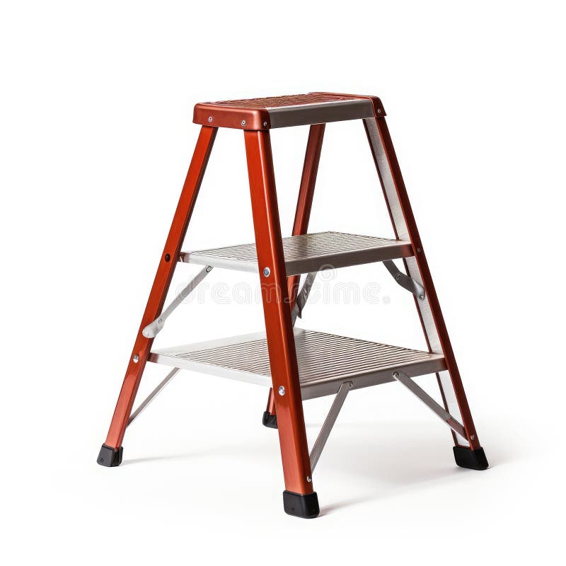 Assistive Step Stool Ladder Isolated on White Background for Easy ...