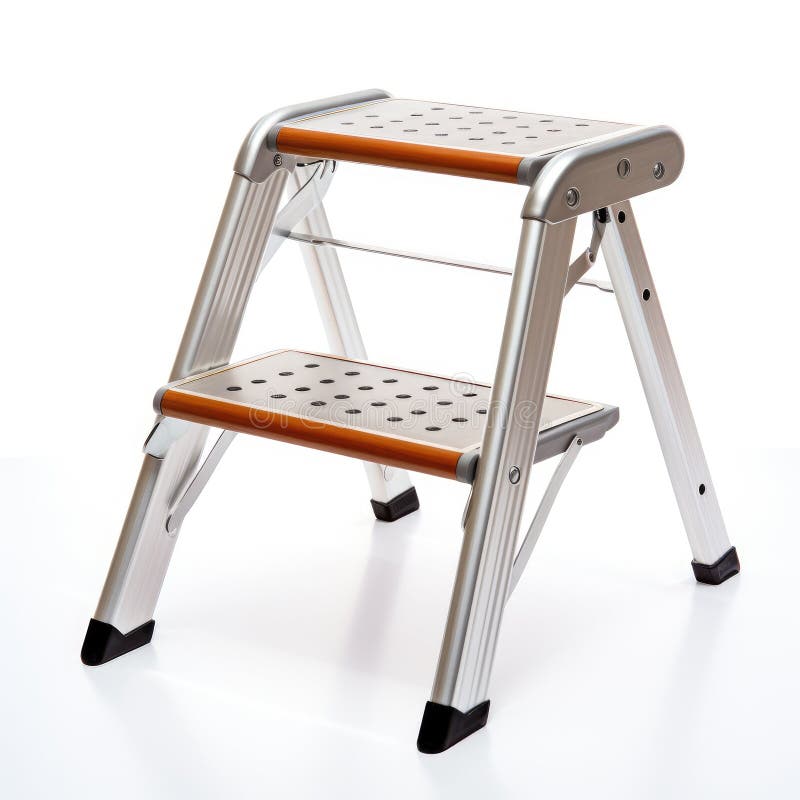 Assistive Step Stool Ladder Isolated on White Background for Easy ...