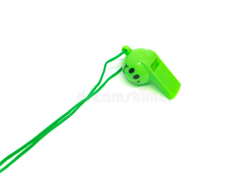 Assobio Isolado Sobre Fundo Branco. Foto de Stock - Imagem de assobie ...