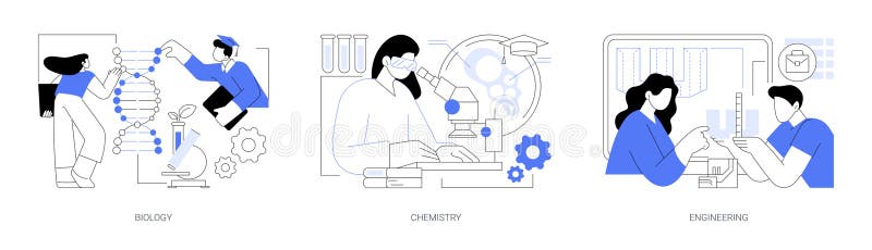 Associate in Science Degree Isolated Cartoon Vector Illustrations Se ...