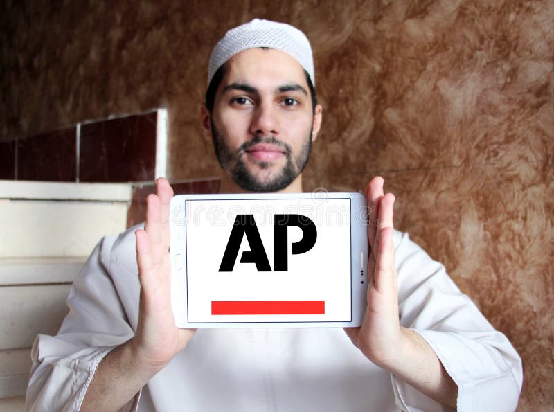 Associated Press, AP, logo immagine stock editoriale. Immagine di motto ...