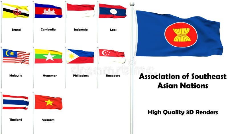 Association of Southeast Asian Nations Stock Illustration ...