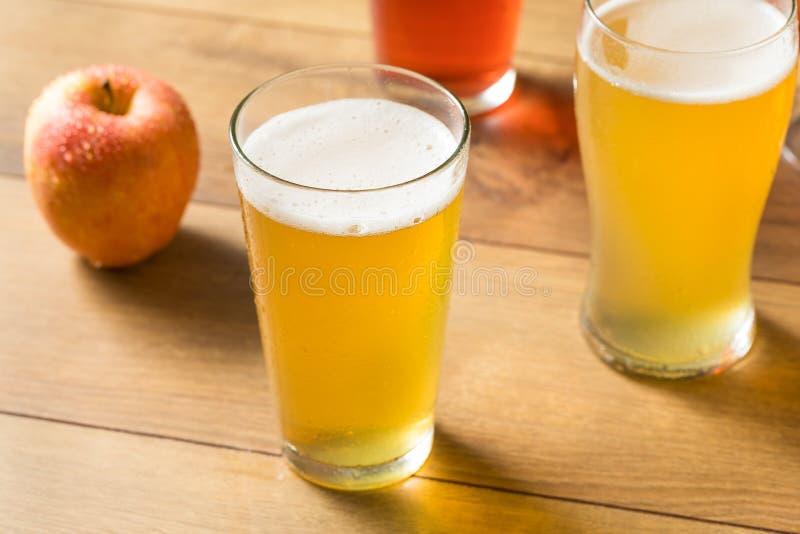Assorted Alcoholic Hard Cider Flight Stock Image - Image of hard ...