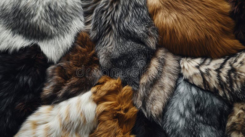 Assorted Animal Fur Textures - Exotic and Natural Pelt Backgrounds ...