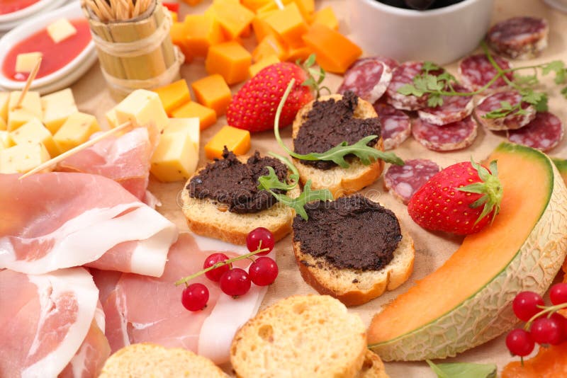 Antipasto, appetizer stock image. Image of antipasto - 116110237