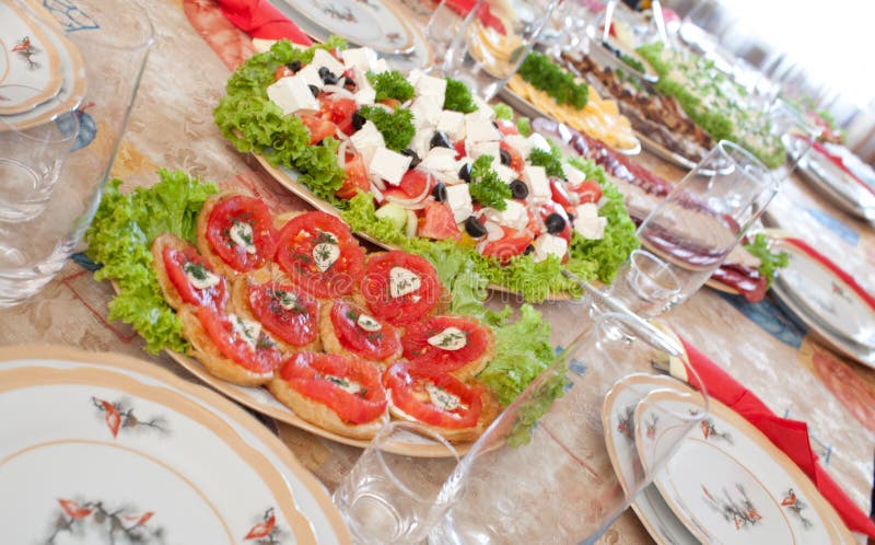 Assorted appetizers stock photo. Image of gourmet, meal - 26347834