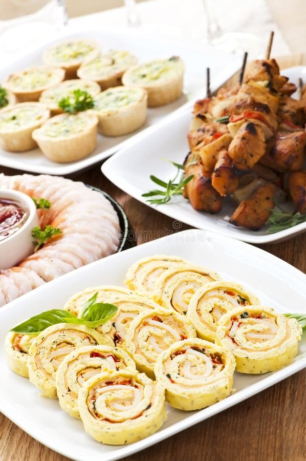 Assorted appetizers stock image. Image of dinner, assortments - 9904247
