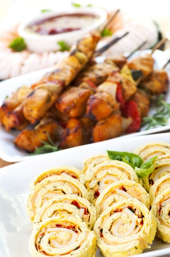 Assorted appetizers stock image. Image of dinner, assortments - 9904247