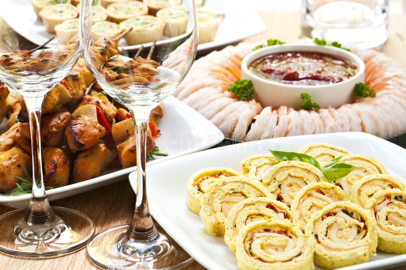 Set of appetizers stock image. Image of herbs, appetizer - 1977931