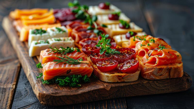 Assorted Appetizers Platter Stock Image - Image of foods, gourmet ...