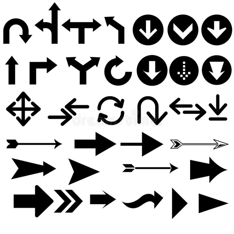 Arrow Shapes Stock Illustrations – 26,073 Arrow Shapes Stock ...