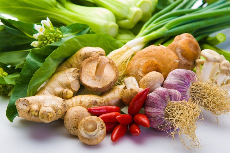 Assorted Asian vegetables stock photo. Image of group - 8309150