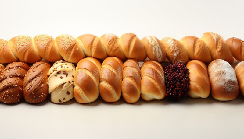 Assorted Bakery Delights Lineup Stock Image - Image of generated ...