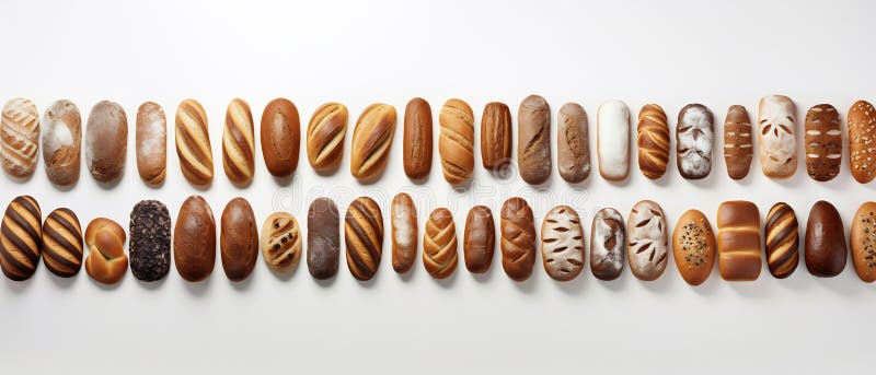 Assorted Bakery Delights Lineup Stock Photo - Image of confectionery ...