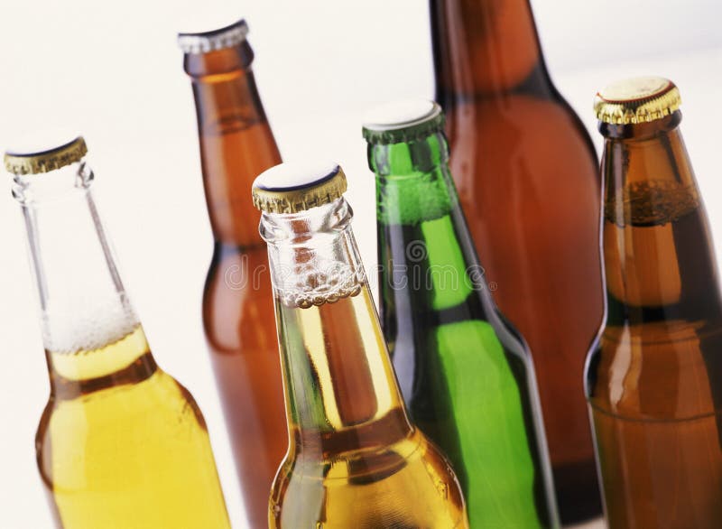 Assorted Beer Bottles stock photo. Image of variety, assortment - 18032400