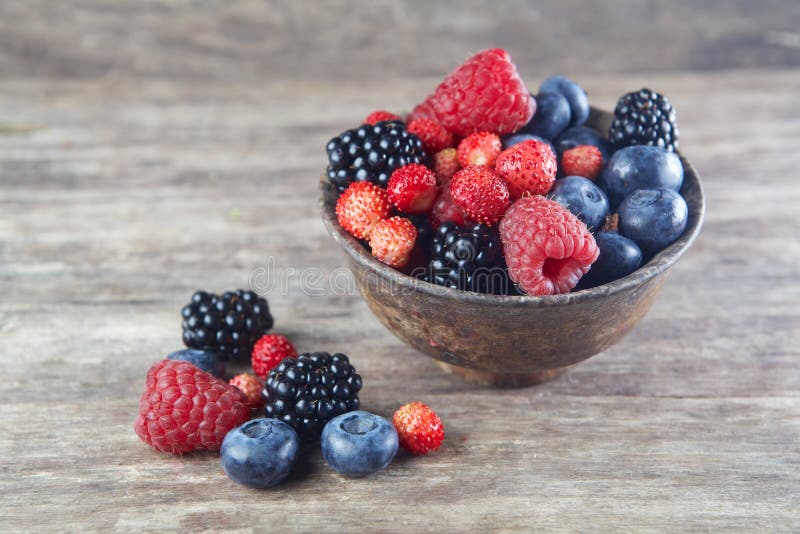 Assorted Berries On Bowl Picture. Image: 109327147